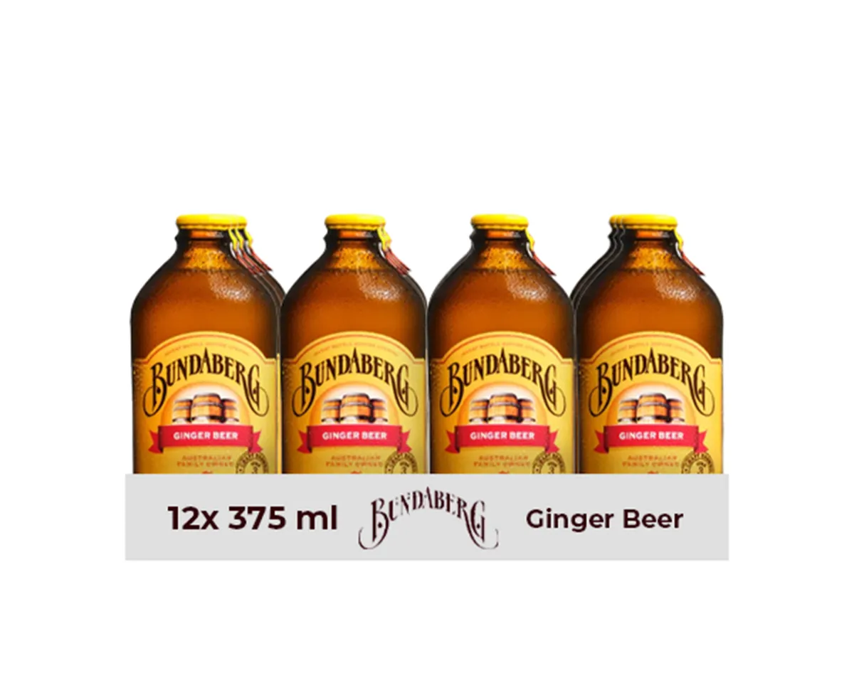 Bundaberg Ginger Beer Flasche (12x 375ml) - Großhandel Compliment.nl