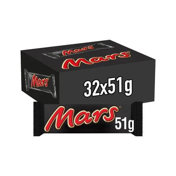 Mars Single Reep (32x 51gr) - Groothandel Compliment.nl
