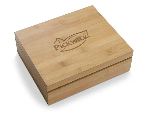 Pickwick Theedoos Gevuld Bamboe (12-vaks) - Compliment.nl