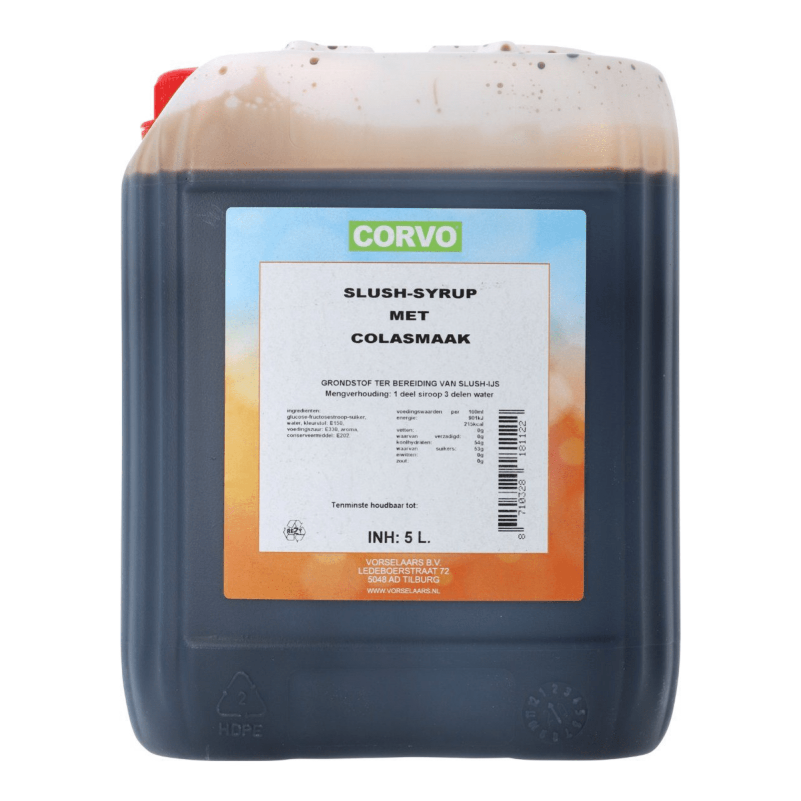 Vorselaars Slush Sirup Cola (5 Liter) - Großhandel Compliment.nl
