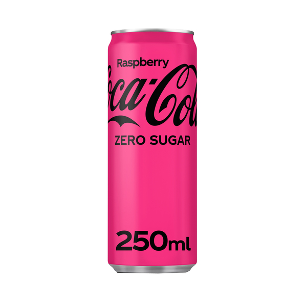Coca-Cola Zero Raspberry blik (12x 250ml) - Groothandel Compliment.nl