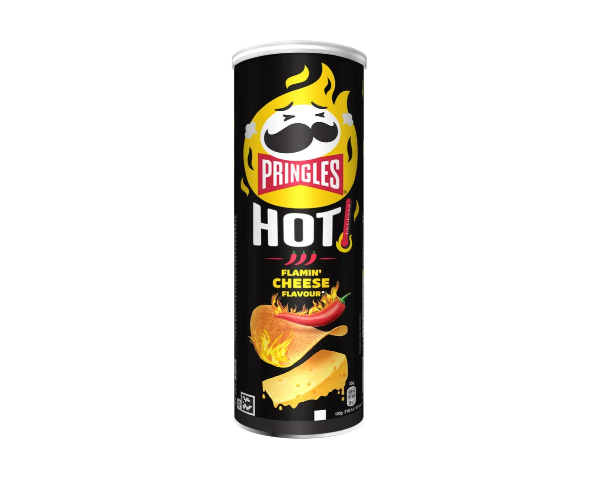 Pringles Hot Cheese & Chili (9x 160gr) - Groothandel Compliment.nl